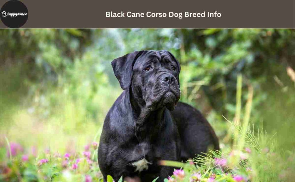 Stunning Black Cane Corso Dog Breed Info | Puppy Aware